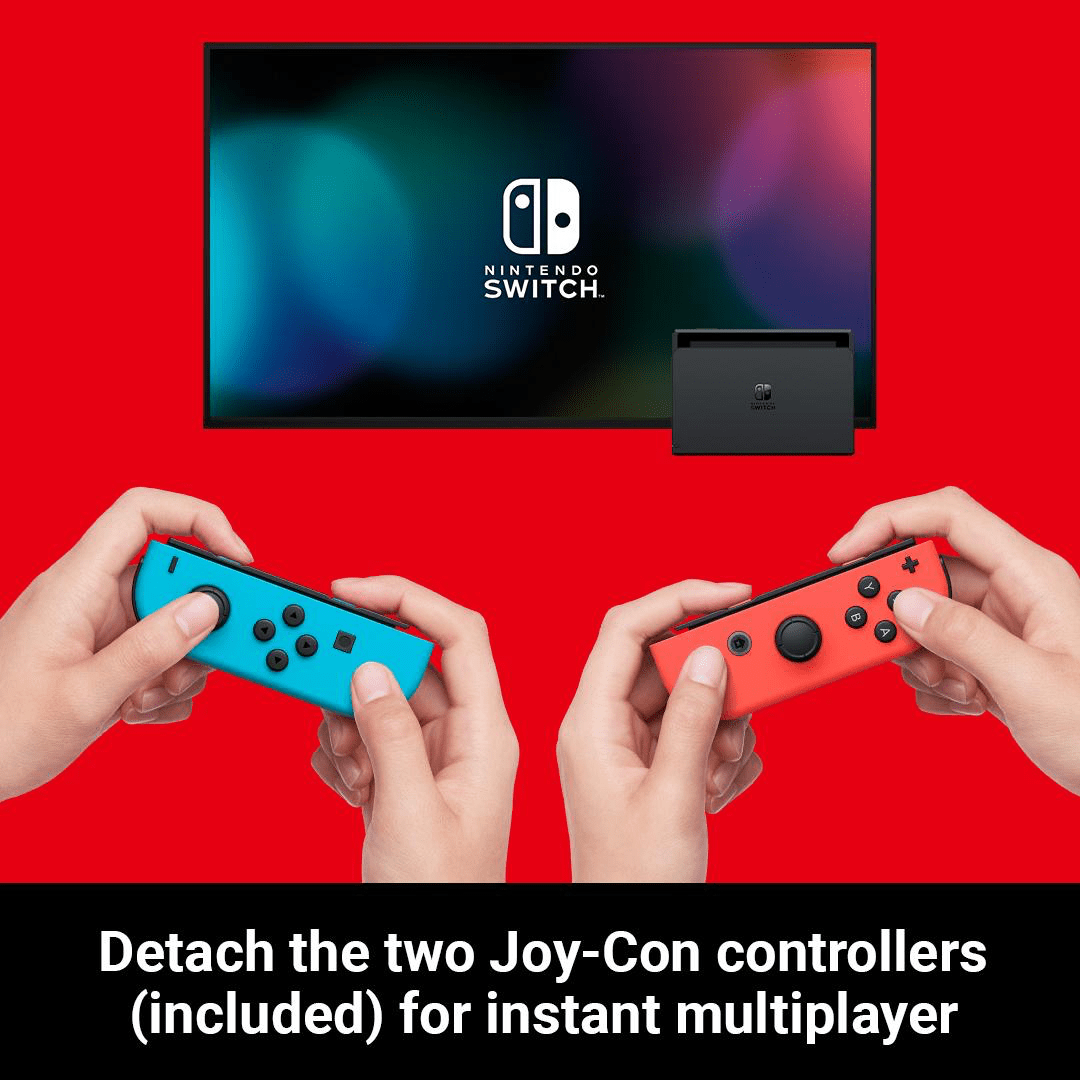 Nintendo Switch Console OLED Neon Red-Neon Blue | Koanile Global Gadget ...